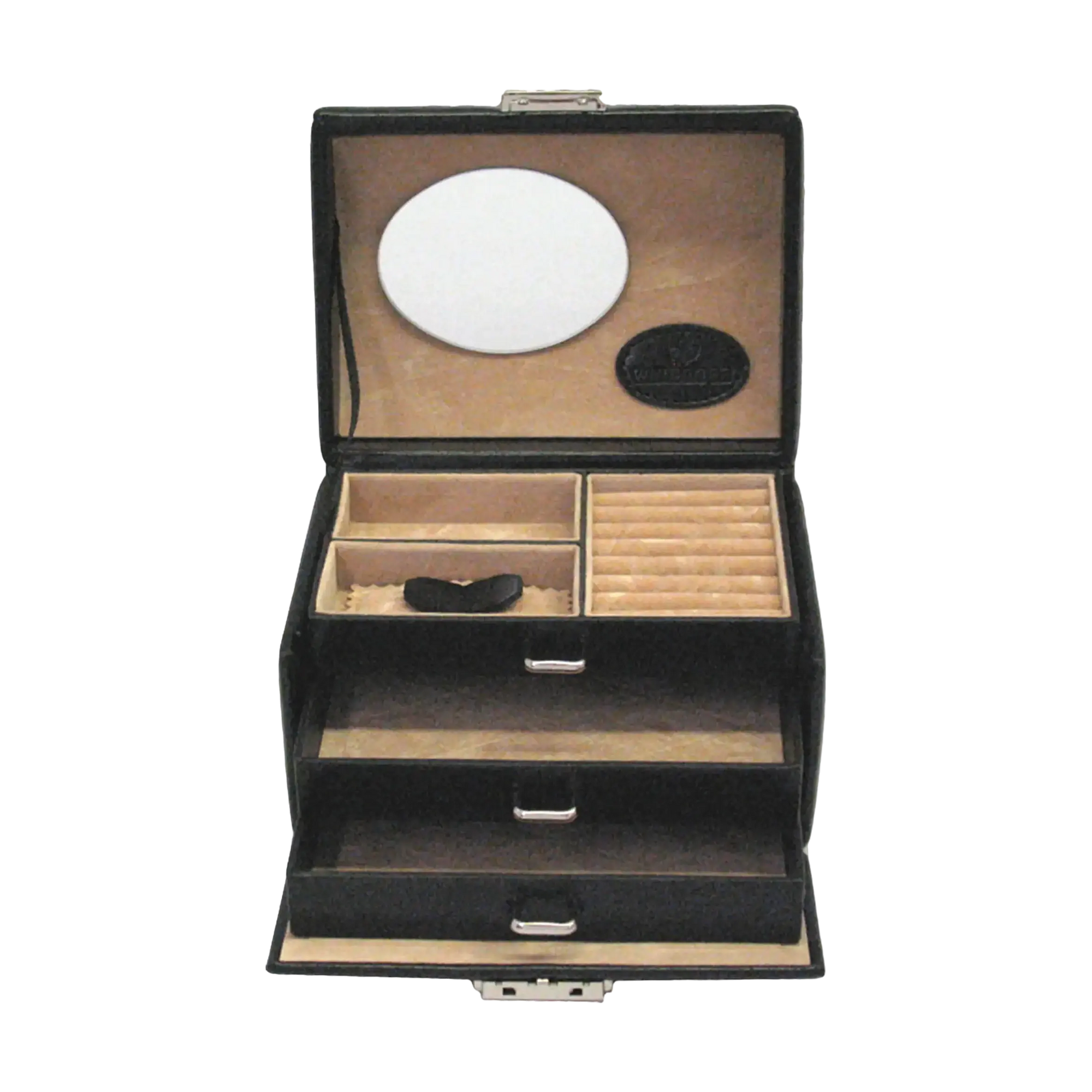 small jewelry case Merino / black – Windrose | Offizieller Shop